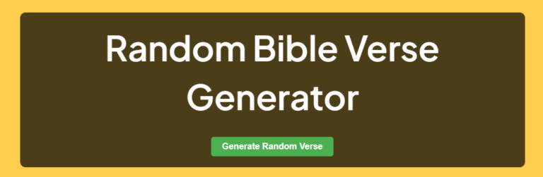Random Bible Verse: Unlock Divine Guidance for Daily Inspiration
